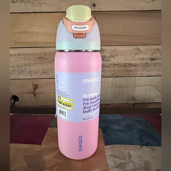 owala | Dining | Owala Pink Freesip Water Bottle With Straw New | Poshmark